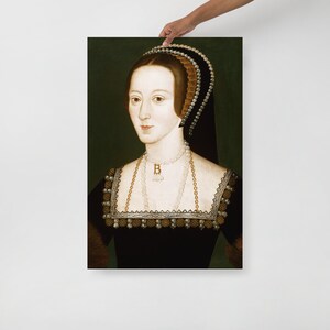 Anne Boleyn Art Print, Fine Art Print, Antique Portrait Print - Etsy