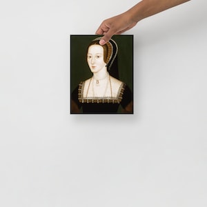 Anne Boleyn Art Print, Fine Art Print, Antique Portrait Print - Etsy