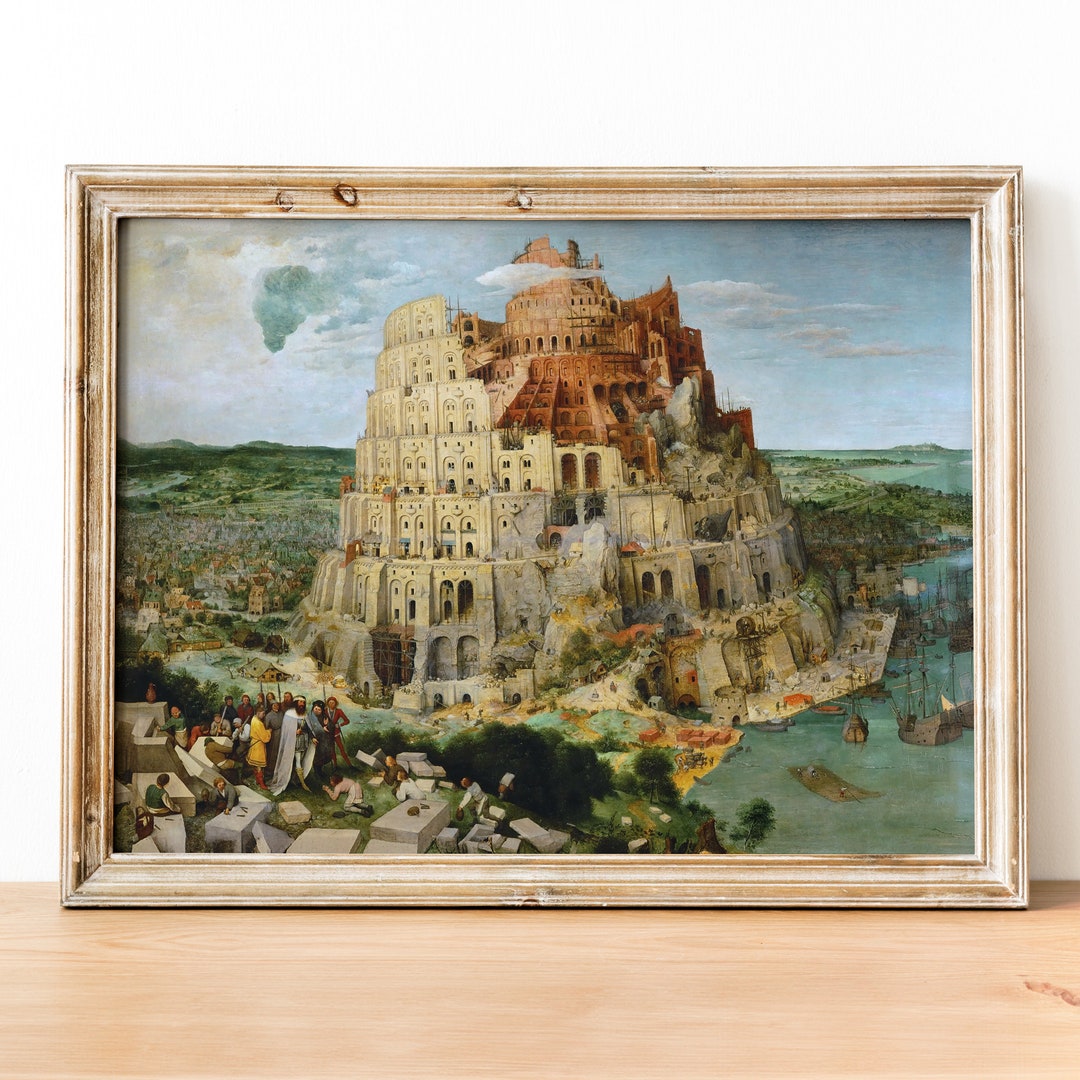 Pieter Bruegel the Elder - the Tower of Babel Art Print, Museum-quality ...
