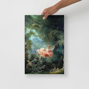 Jean-honoré Fragonard - the Swing Art Print, Rococo Wall Art - Etsy