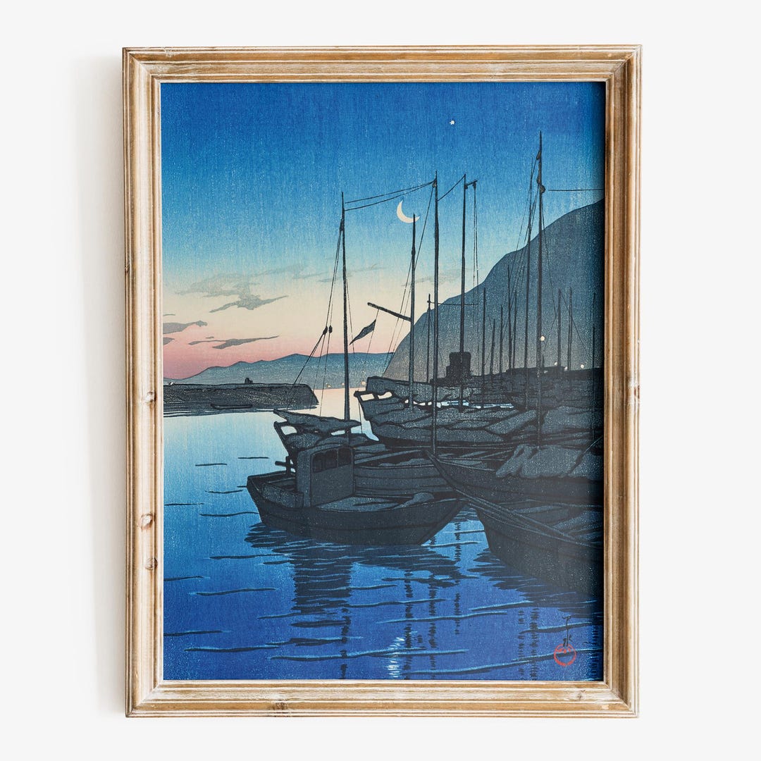 Kawase Hasui - Morning at Beppu Art Print, Hasui Kawase Museum-quality ...