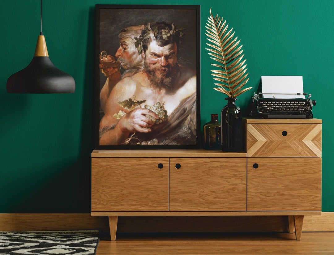 Peter Paul Rubens - Two Satyrs Art Print, Fine Art Print - Etsy