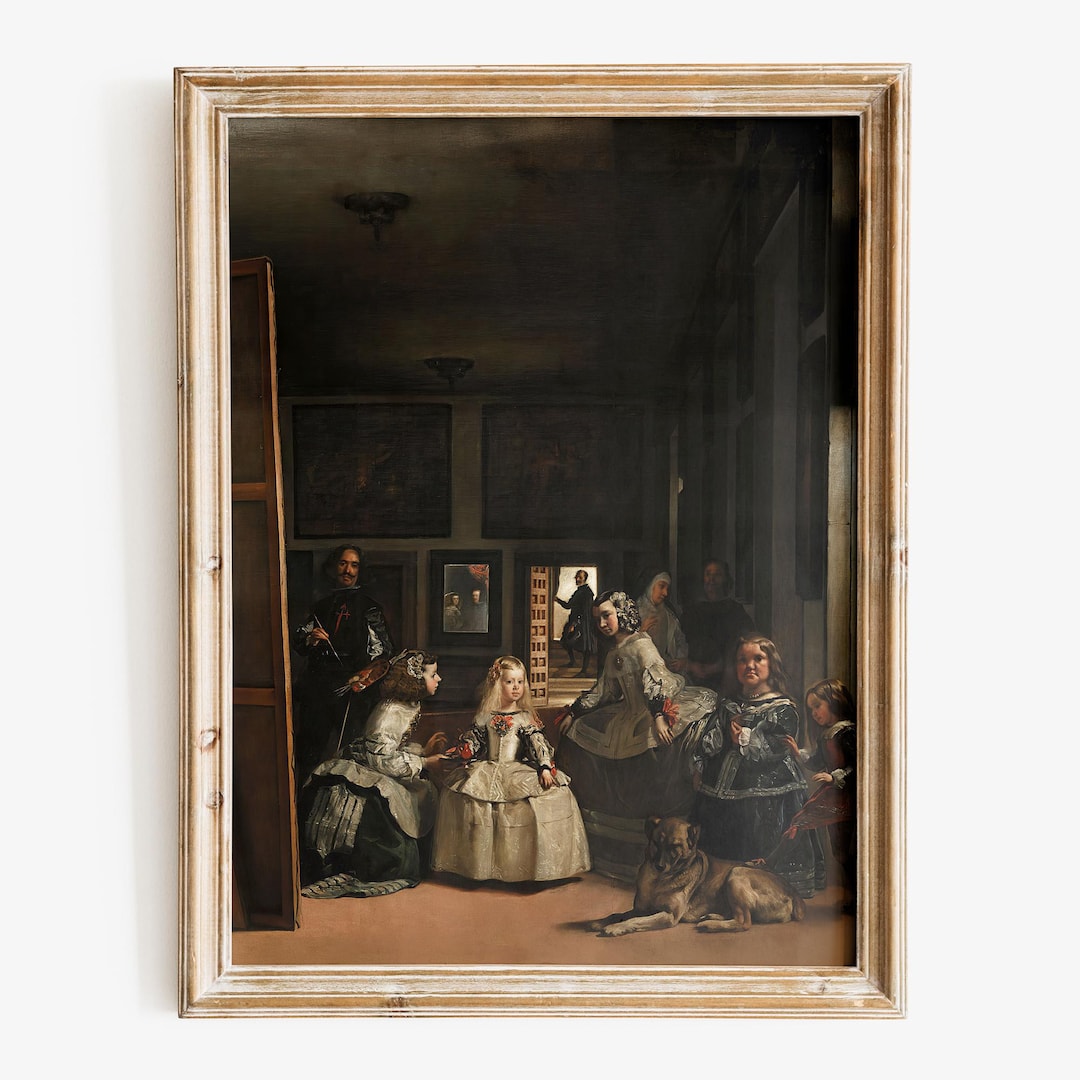 Diego Velázquez - Las Meninas Art Print, Spanish Baroque Art Print - Etsy