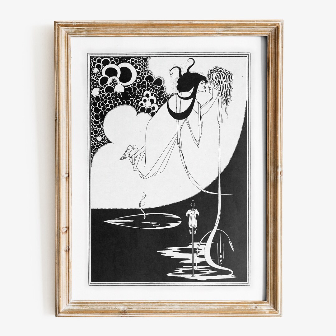 Aubrey Beardsley - Salome Poster, Art Nouveau Art, Art Deco Print - Etsy