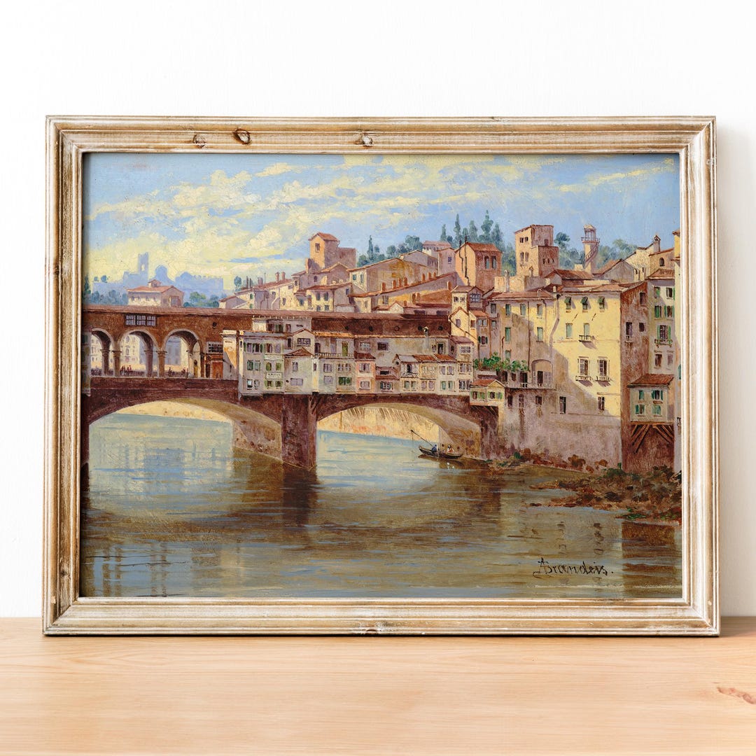 Ponte Vecchio Art Print, Florence Museum-quality Fine Art Print - Etsy