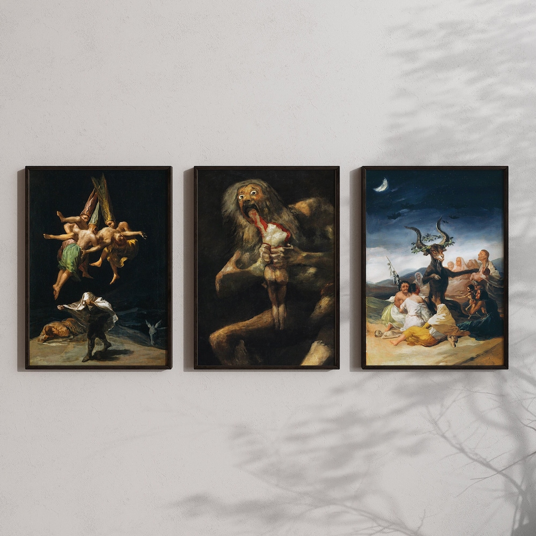 SET OF 3 Francisco Goya Prints, Fine Art Prints, 3 Piece Wall Art - Etsy