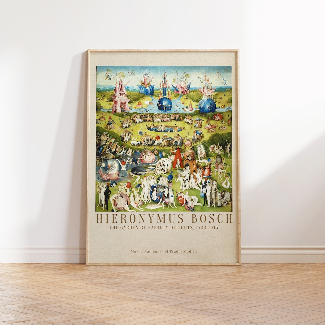 Hieronymus Bosch - the Garden of Earthly Delights Art Print, Fine Art ...