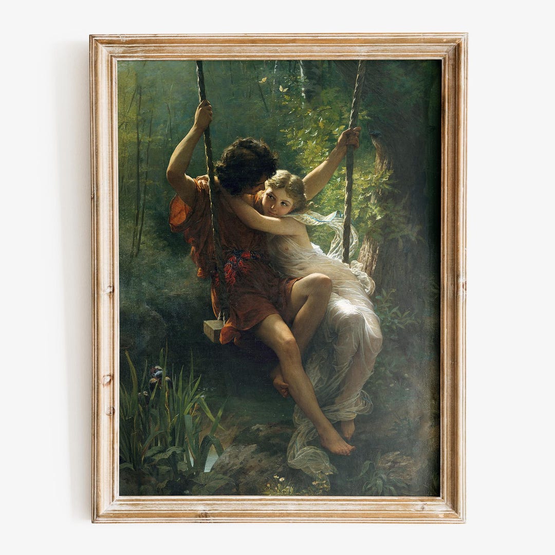 Pierre-auguste Cot Springtime Art Print, Romantic Fine Art Print - Etsy