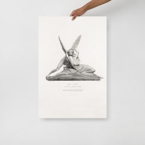 Psyche Revived by Cupid's Kiss Art Print, Sensual Art, Victorian Wall ...