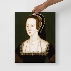 Anne Boleyn Art Print, Fine Art Print, Antique Portrait Print - Etsy