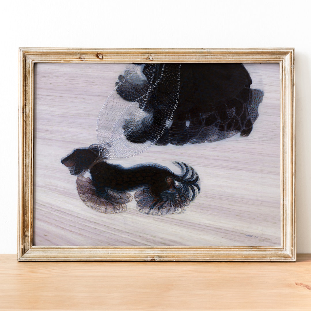 Giacomo Balla - Dynamism of a Dog on a Leash Print, Fine Art Print - Etsy