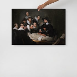 Rembrandt - the Anatomy Lesson of Dr. Nicolaes Tulp, Fine Art Print - Etsy