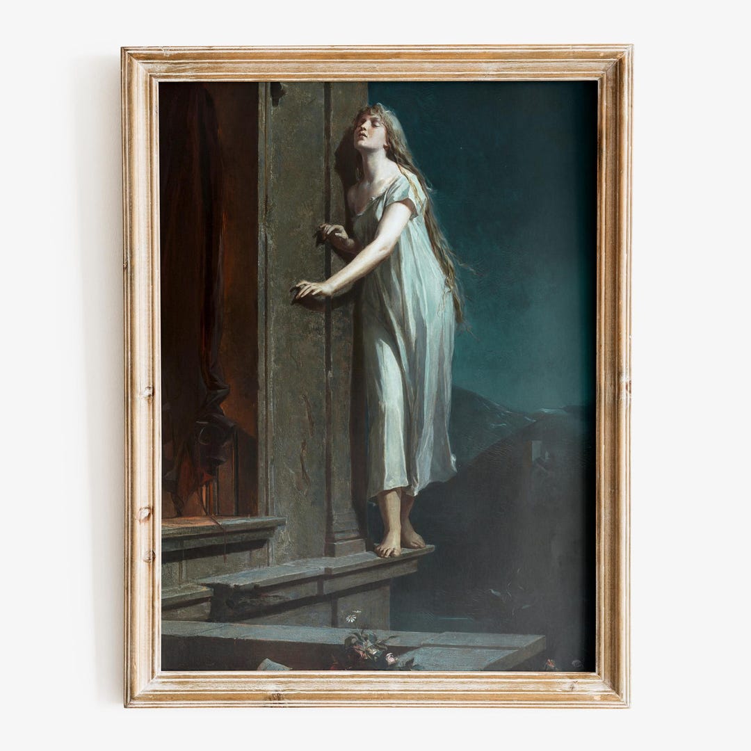 Maximilián Pirner - Sleepwalker Art Print, Museum Quality Fine Art ...