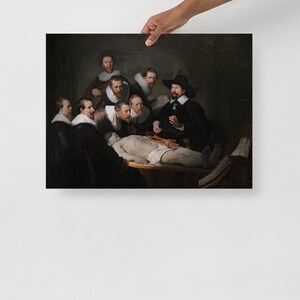 Rembrandt - the Anatomy Lesson of Dr. Nicolaes Tulp, Fine Art Print - Etsy