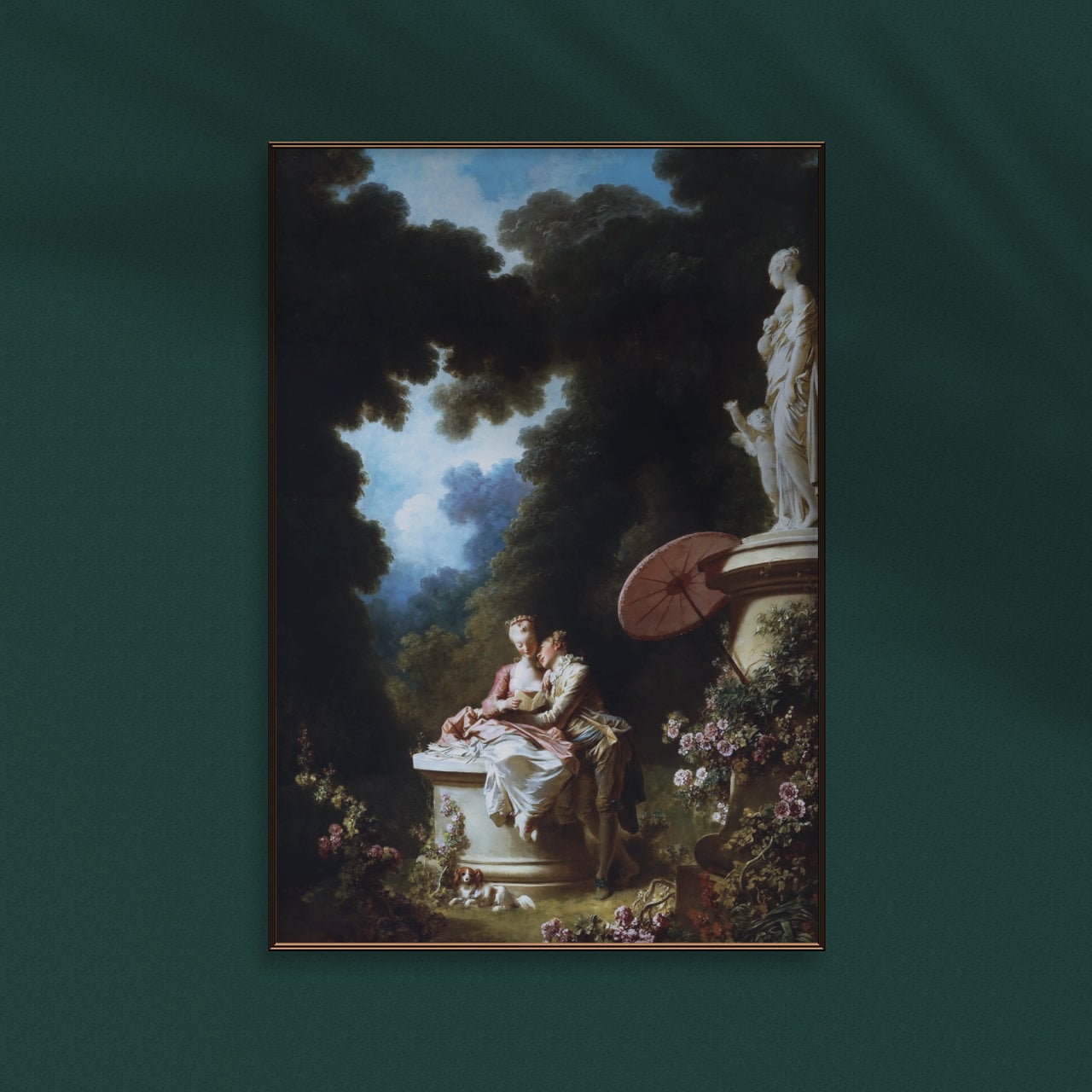 Jean-honoré Fragonard - the Progress of Love - Love Letters Art Print ...