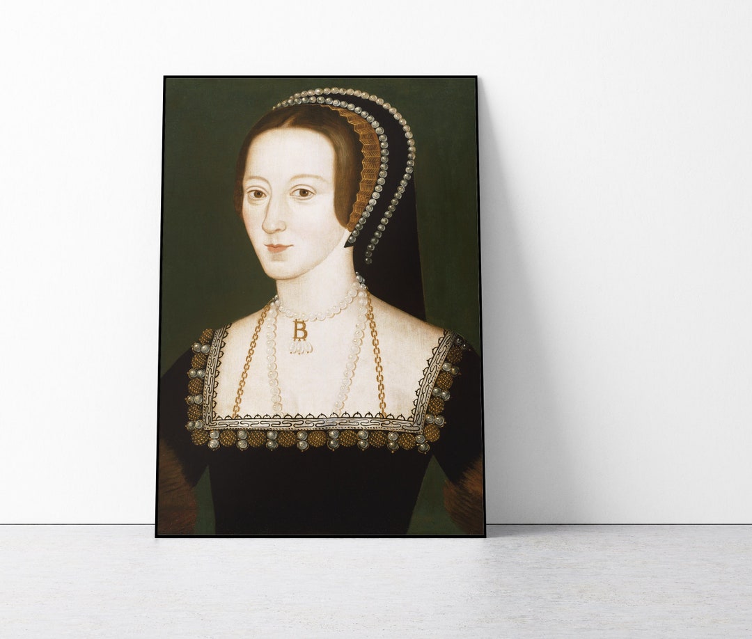Anne Boleyn Art Print, Fine Art Print, Antique Portrait Print - Etsy