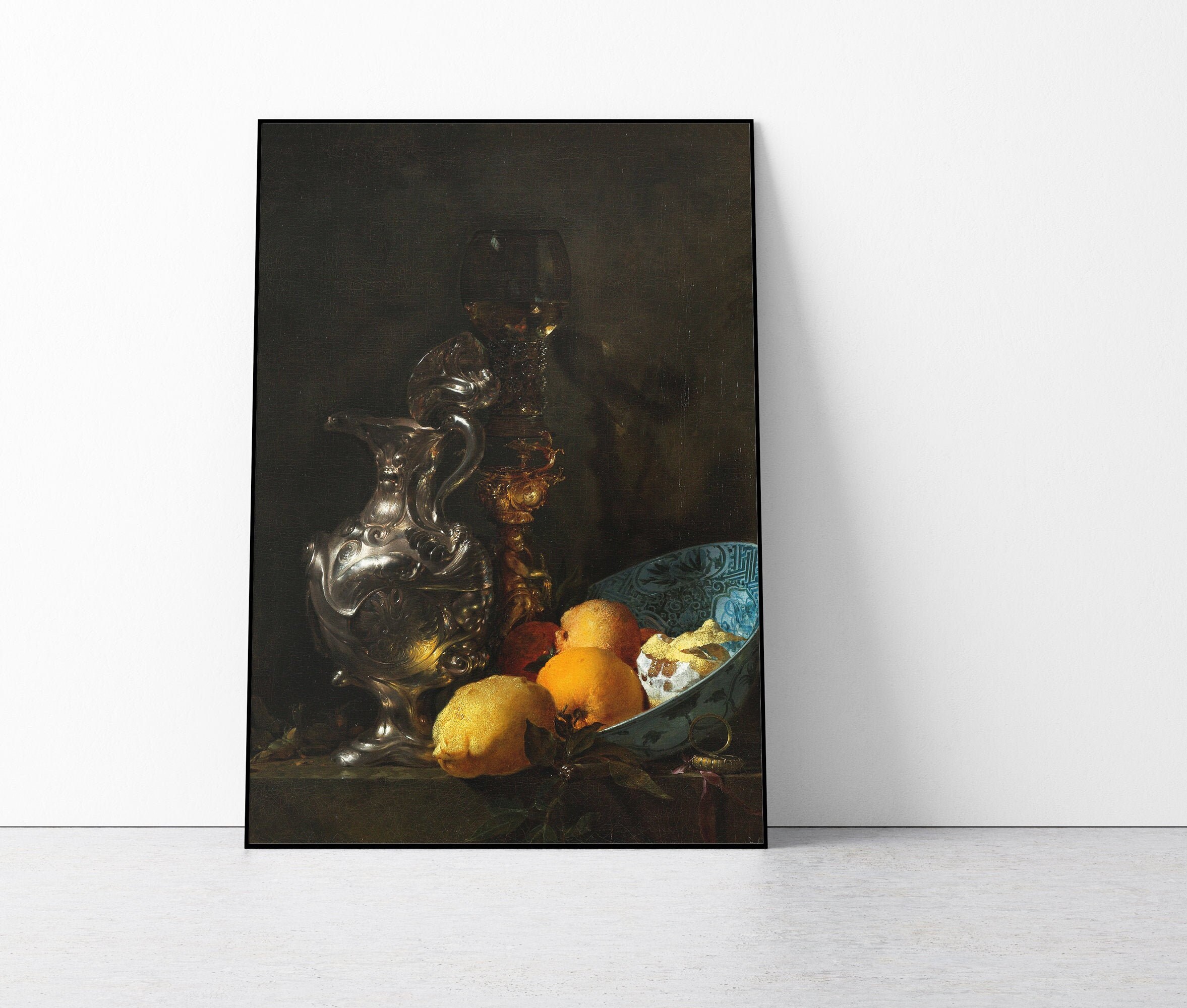 17th century Antique Still Life Print Dutch Still Life with | Etsy