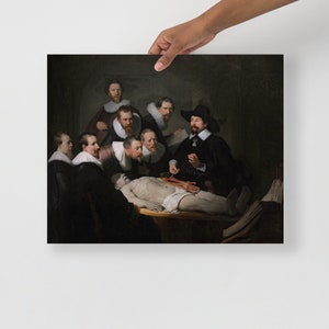 Rembrandt - the Anatomy Lesson of Dr. Nicolaes Tulp, Fine Art Print - Etsy