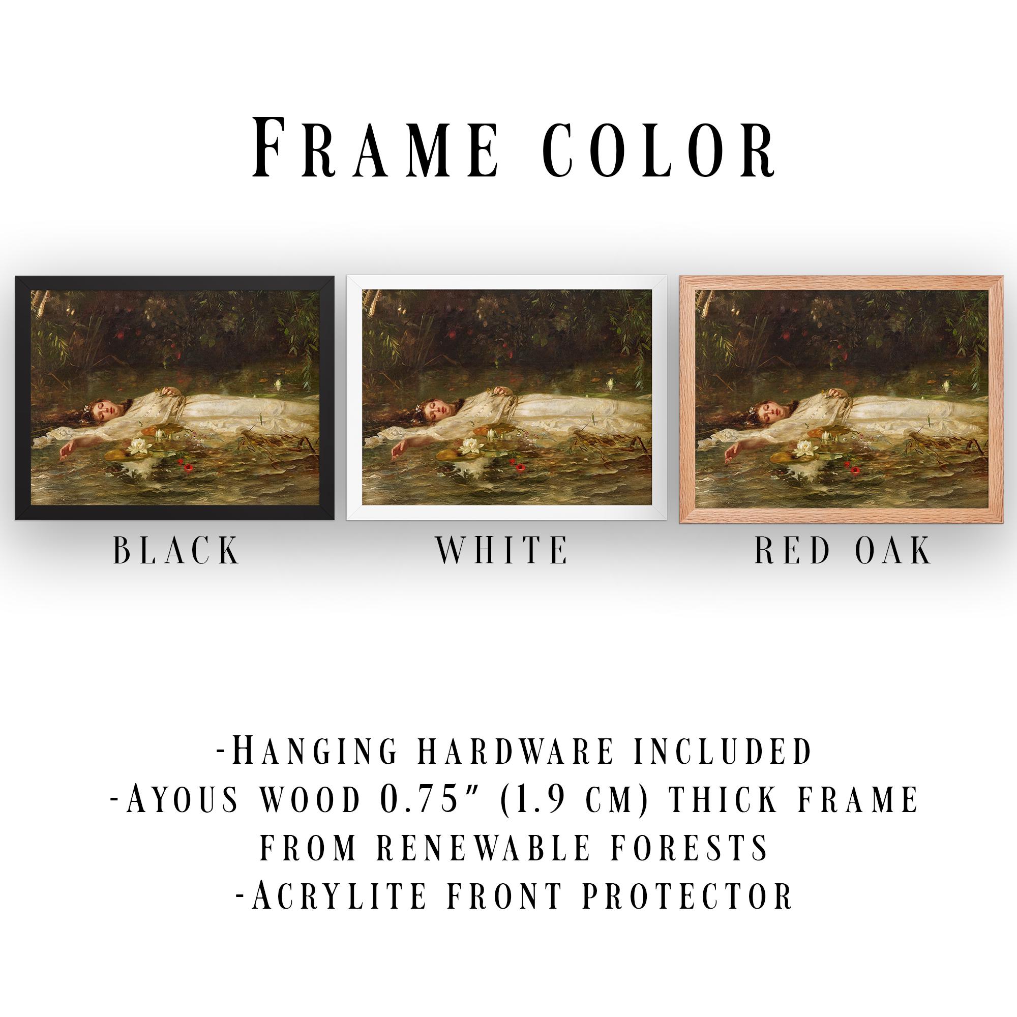 Friedrich Heyser - Ophelia Art Print, Classical Wall Art - Etsy