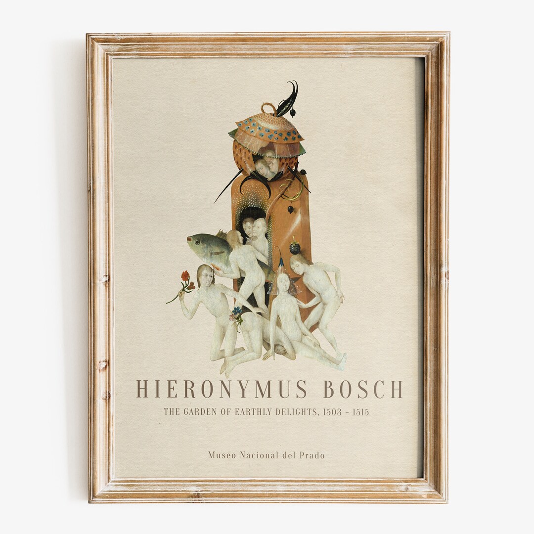 Hieronymus Bosch Art Print, Fine Art Print, Museum Poster, Bosch Poster ...