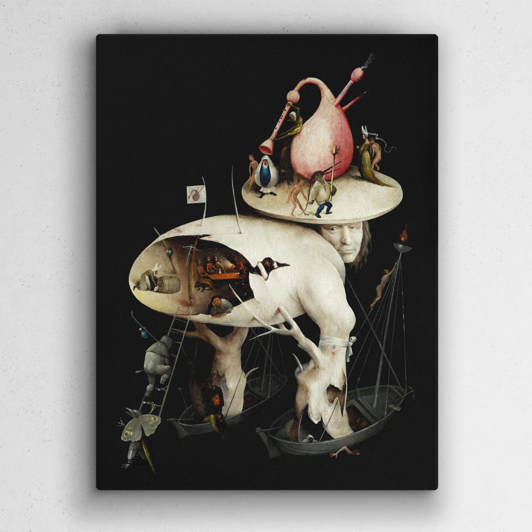 Art Canvas Print of Hieronymus Bosch - Tree Man Art Print, Museum ...