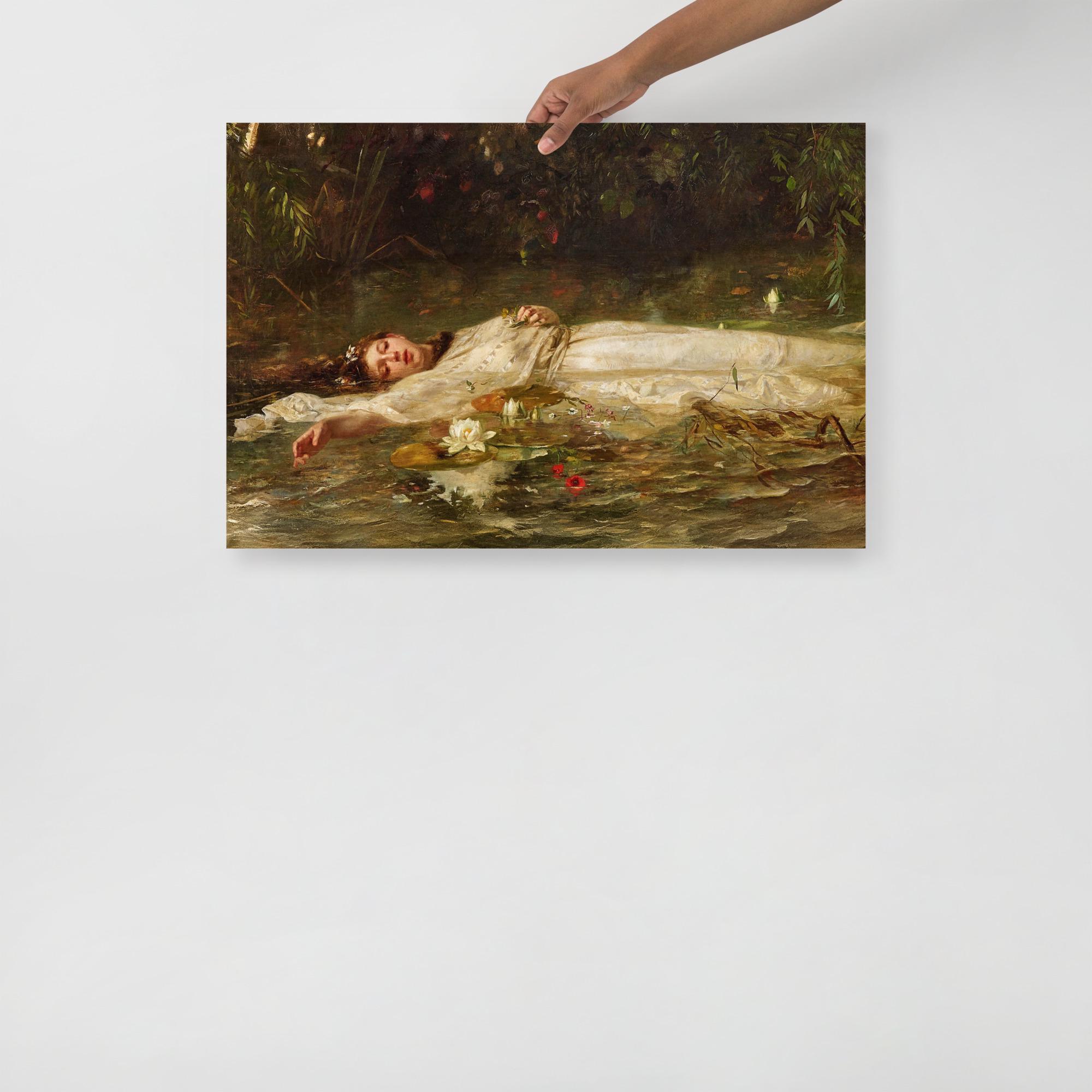 Friedrich Heyser - Ophelia Art Print, Classical Wall Art - Etsy