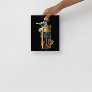 Hieronymus Bosch - Devil on Night Chair Art Print, the Garden of ...