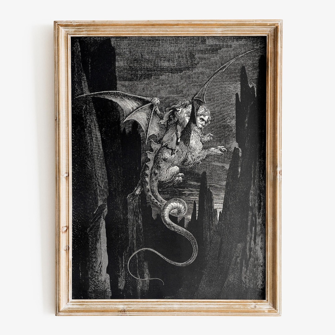 Gustave Dore Art Print, Dante's Inferno Museum-quality Fine Art Print ...