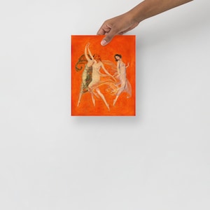 Warren B. Davis - Dance of Three Muses Art Print, Museum Quality Fine ...