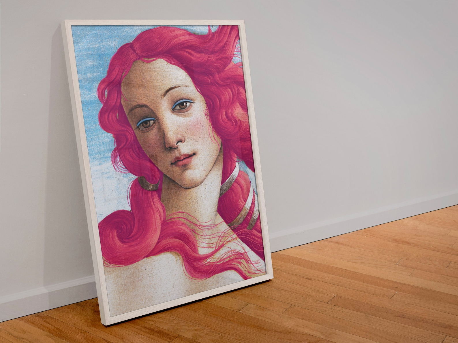 Pink Haired Venus Art Print Aesthetic Modern Wall Art Pop | Etsy