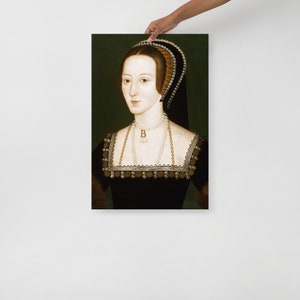 Anne Boleyn Art Print, Fine Art Print, Antique Portrait Print - Etsy