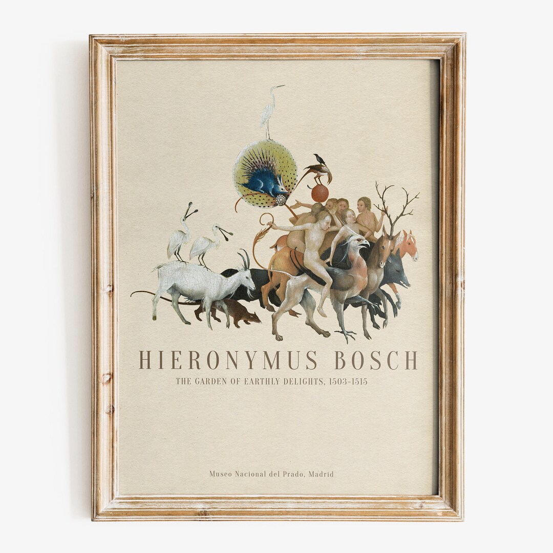 Hieronymus Bosch Art Poster, Bosch Fine Art Print, Museum Poster - Etsy