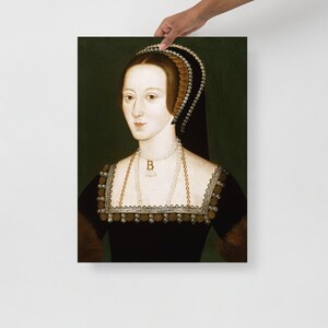 Anne Boleyn Art Print, Fine Art Print, Antique Portrait Print - Etsy