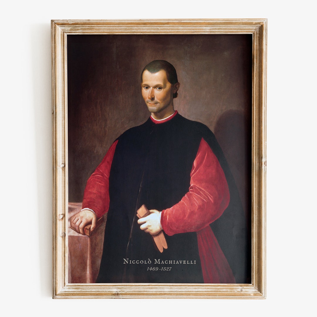 Niccolo Machiavelli Kunstdruck, Politologie Poster, Kunst Poster ...