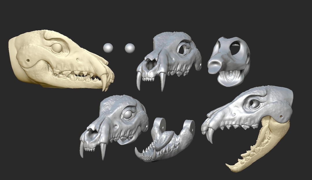 STL Swooping Evil Head, Digital File, 3D Model, Download, Art Dolls - Etsy