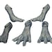 Moveable Dragon Feet for Art Dolls to Paint and Process Yourself - Etsy