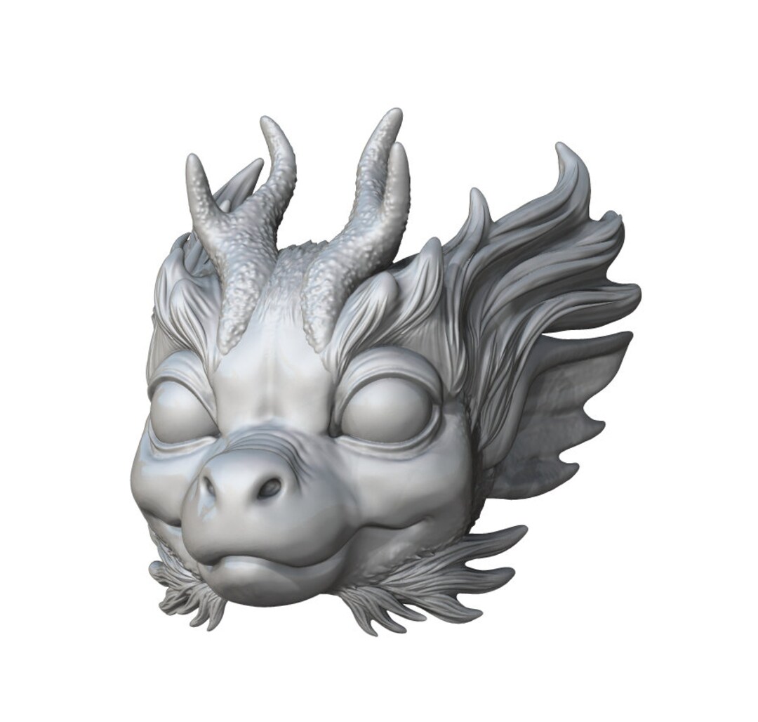 Baby Dragon Head for Art Dolls to Paint and Process Yourself, DIY - Etsy