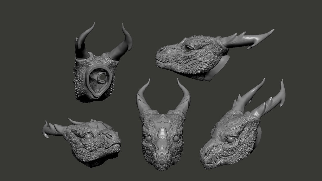 Digital File, 3D Model Dragon, File STL Download, Art Dolls - Etsy