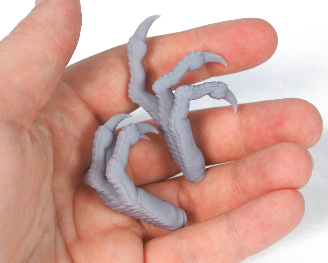 Raptor Hands for Art Dolls to Paint and Process Yourself, DIY - Etsy
