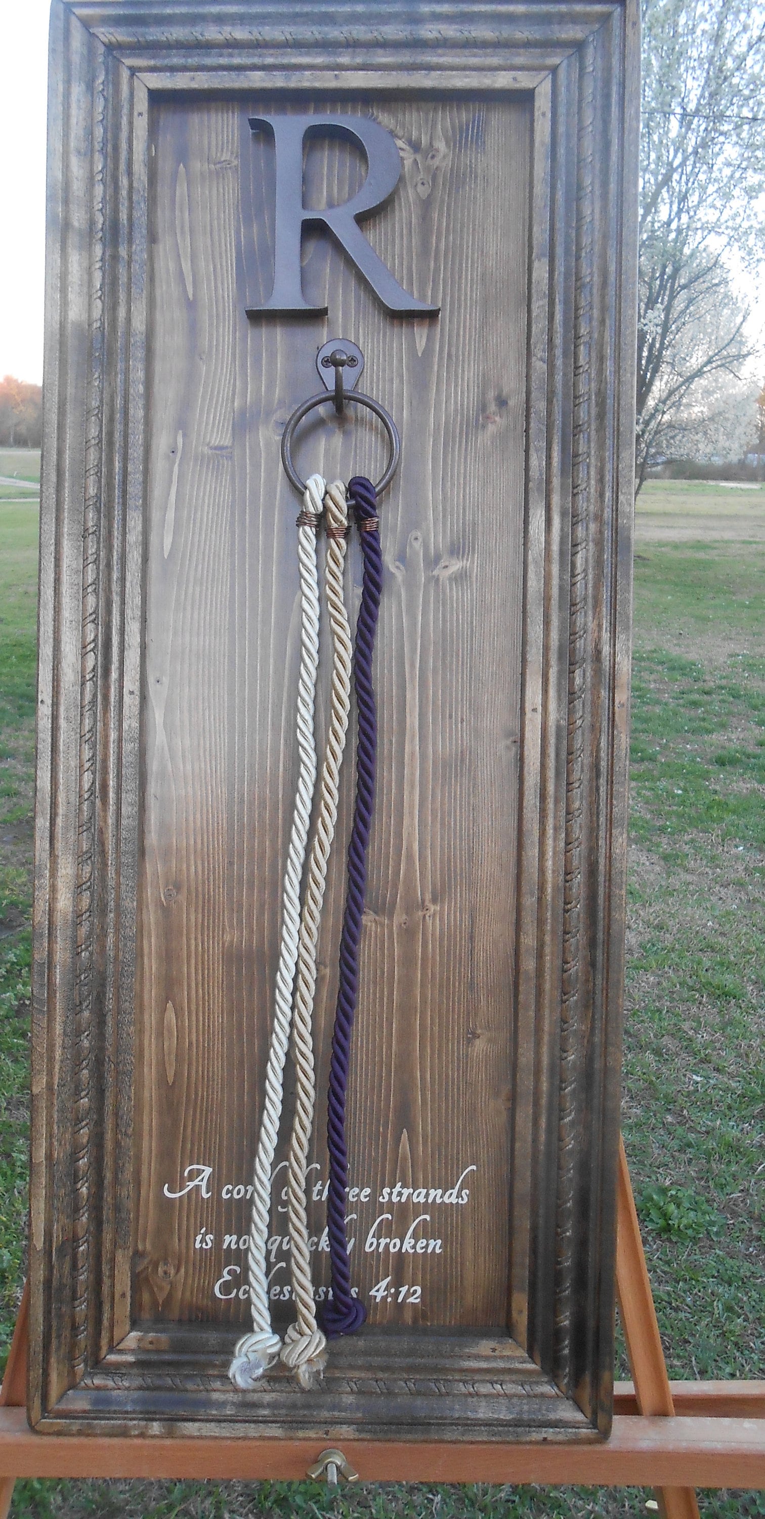 God's Corded Knot With Verse a Cord of Three - Etsy Canada