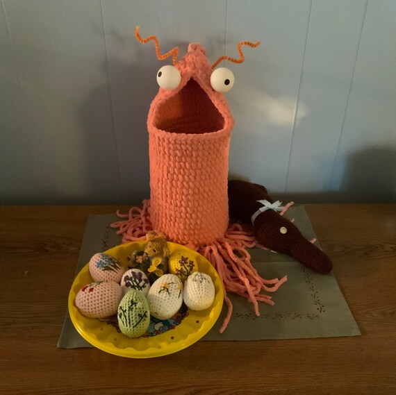 Fringed Alien Baskets. - Etsy