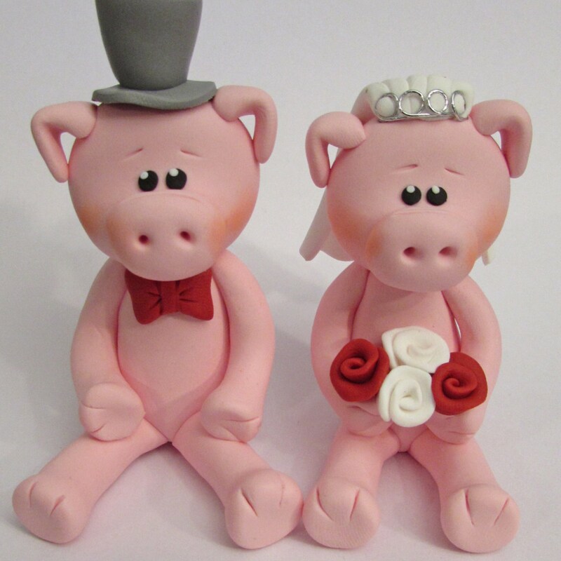Pig Bride and Groom - Etsy