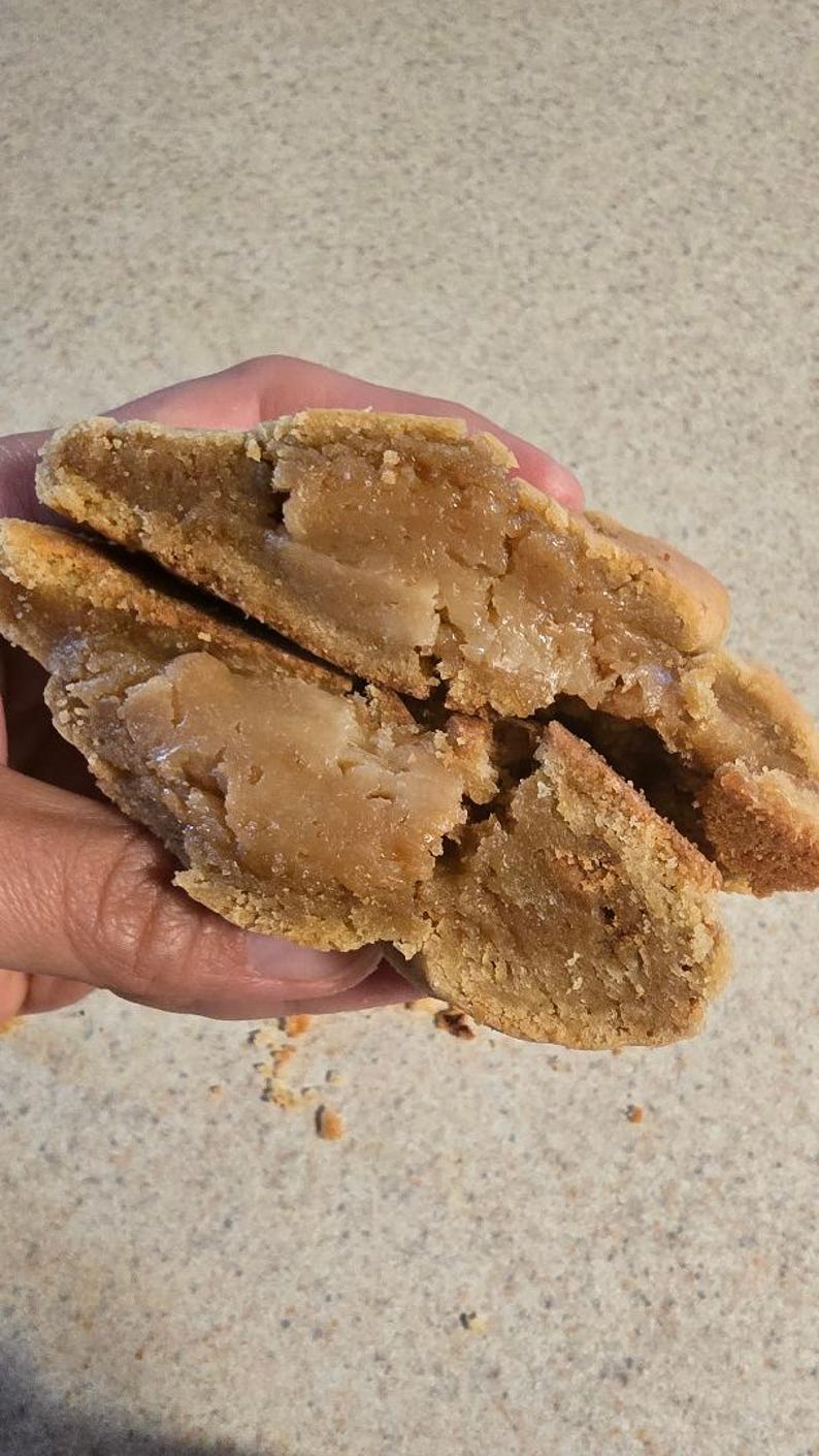Cookie Butter Cheesecake Cookie- Stuffed Cookie, Gourmet Cookie ...