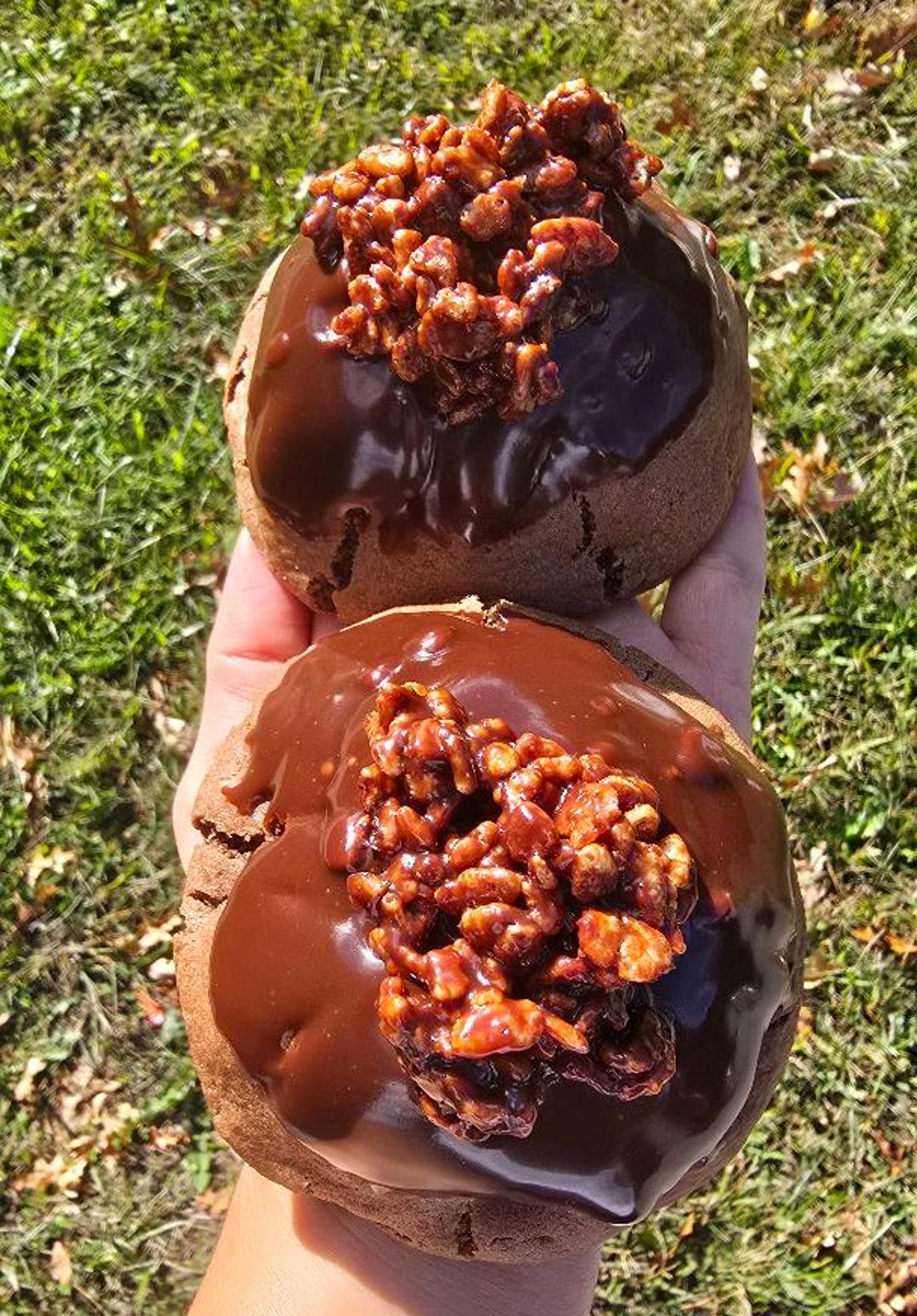 Snickers Inspired Stuffed Cookie- Gourmet Cookie, Stuffed Cookie ...