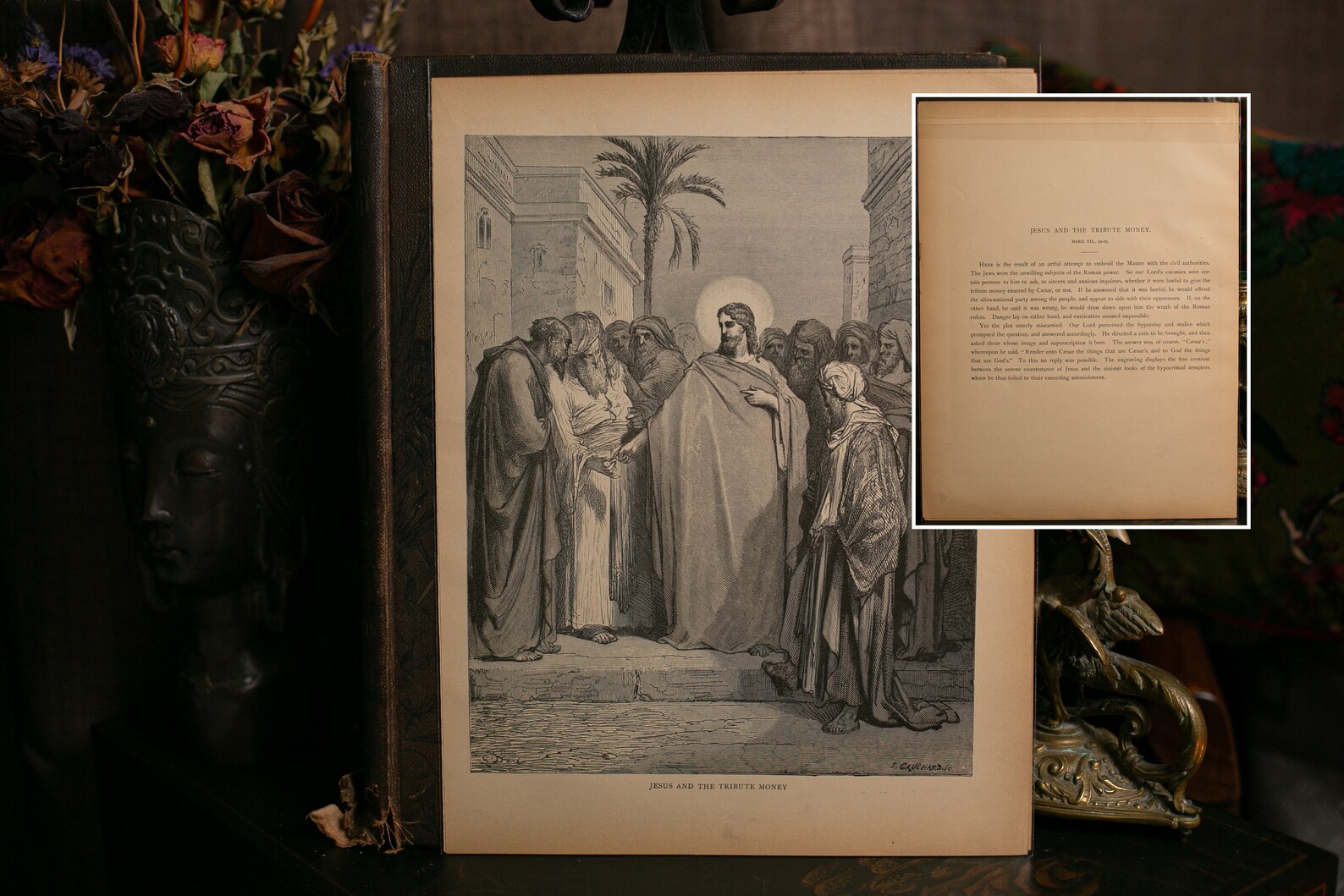 Jesus and the Tribute Money: Gustave Dore Antique Illustration - Etsy UK