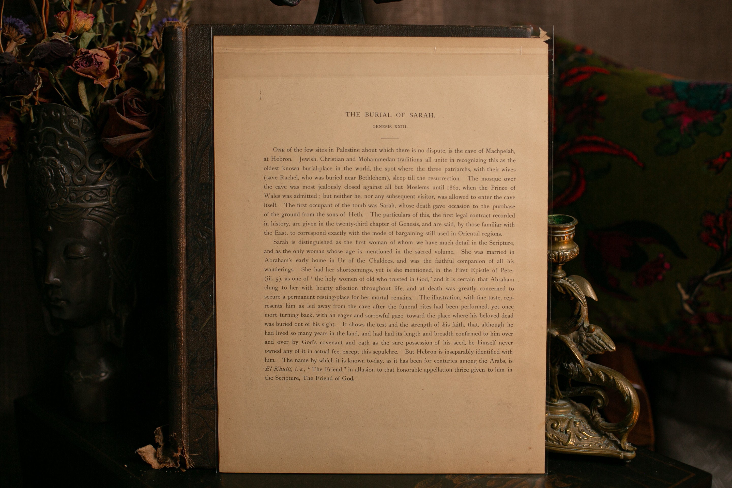 The Burial of Sarah: Gustave Dore Antique Illustration - Etsy