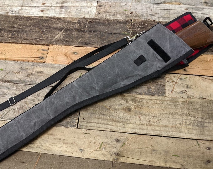 Custom Waxed Canvas Rifle Case - Etsy
