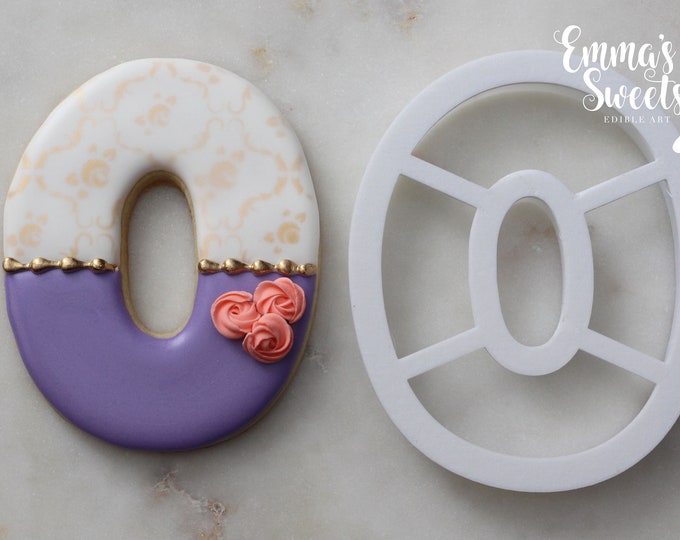Chunky Number 0 Cookie Cutter - Etsy