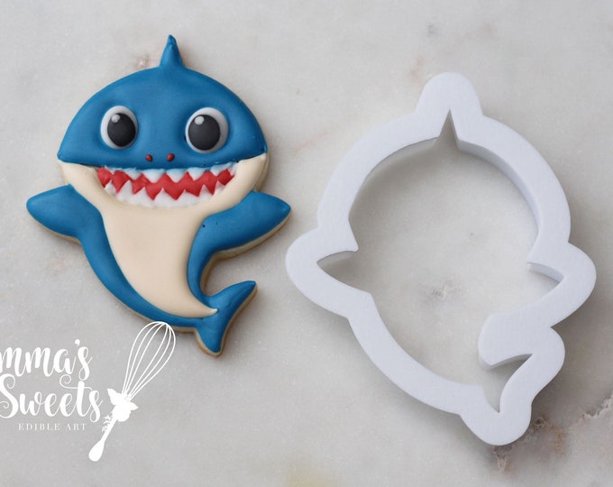 Cute Shark Cookie Cutter - Etsy
