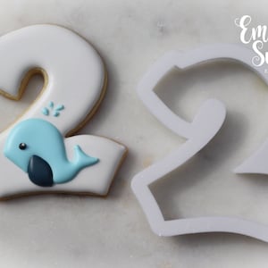 Chunky Number 2 Cookie Cutter - Etsy